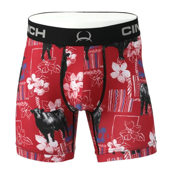 Cinch Men's Black Angus 6" Red Boxer Brief – Hawk Western Wear