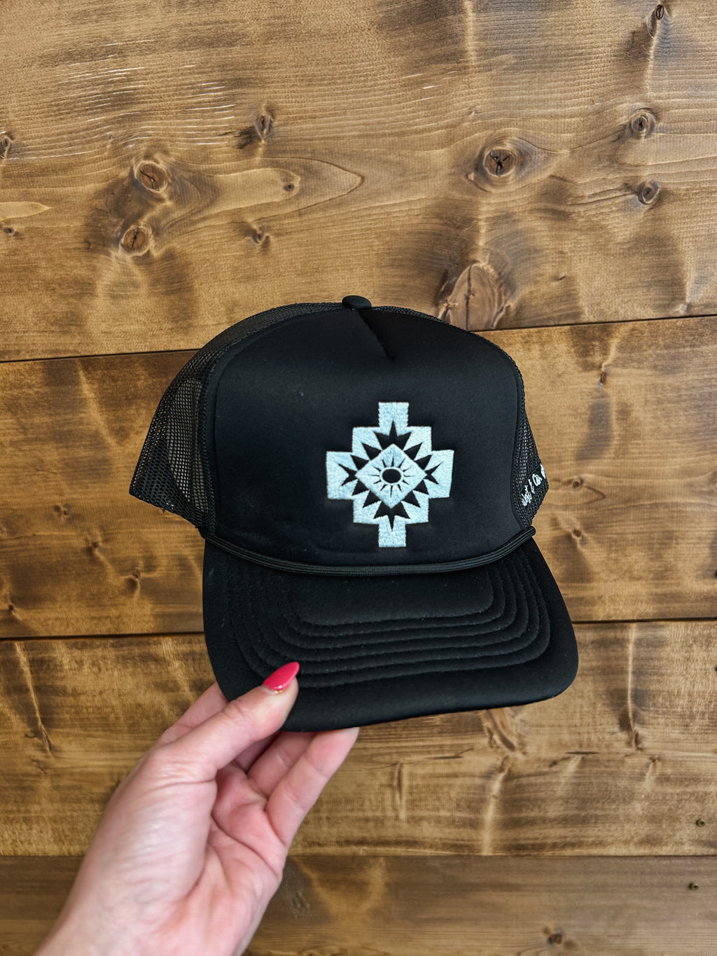 The West & Co Aztec Trucker Hat – Hawk Western Wear