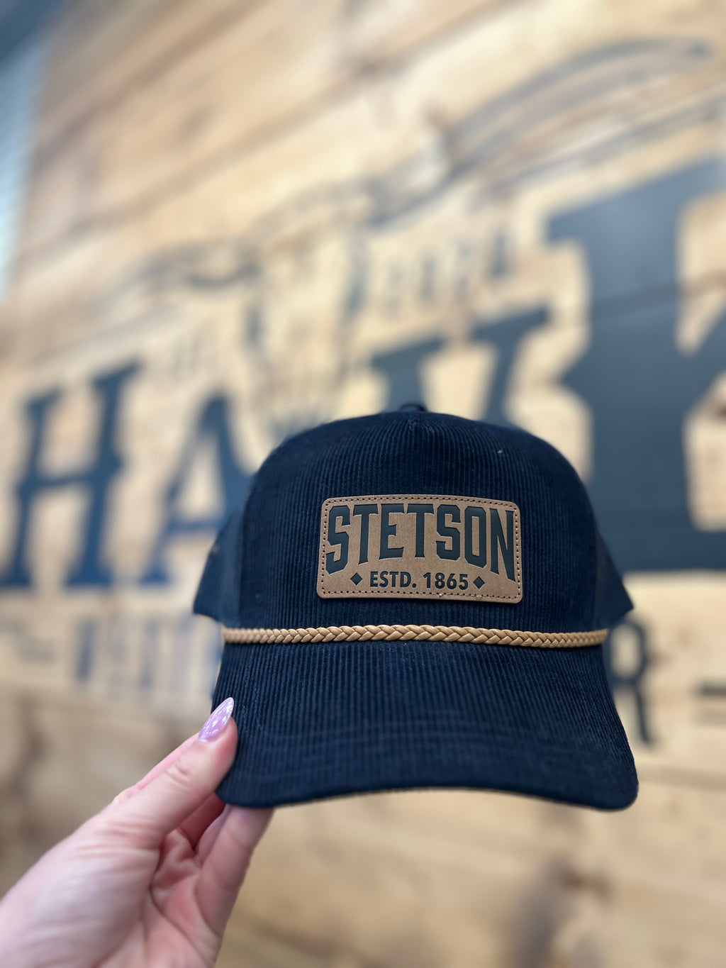 Stetson Corduroy Patch Cap – Hawk Western Wear