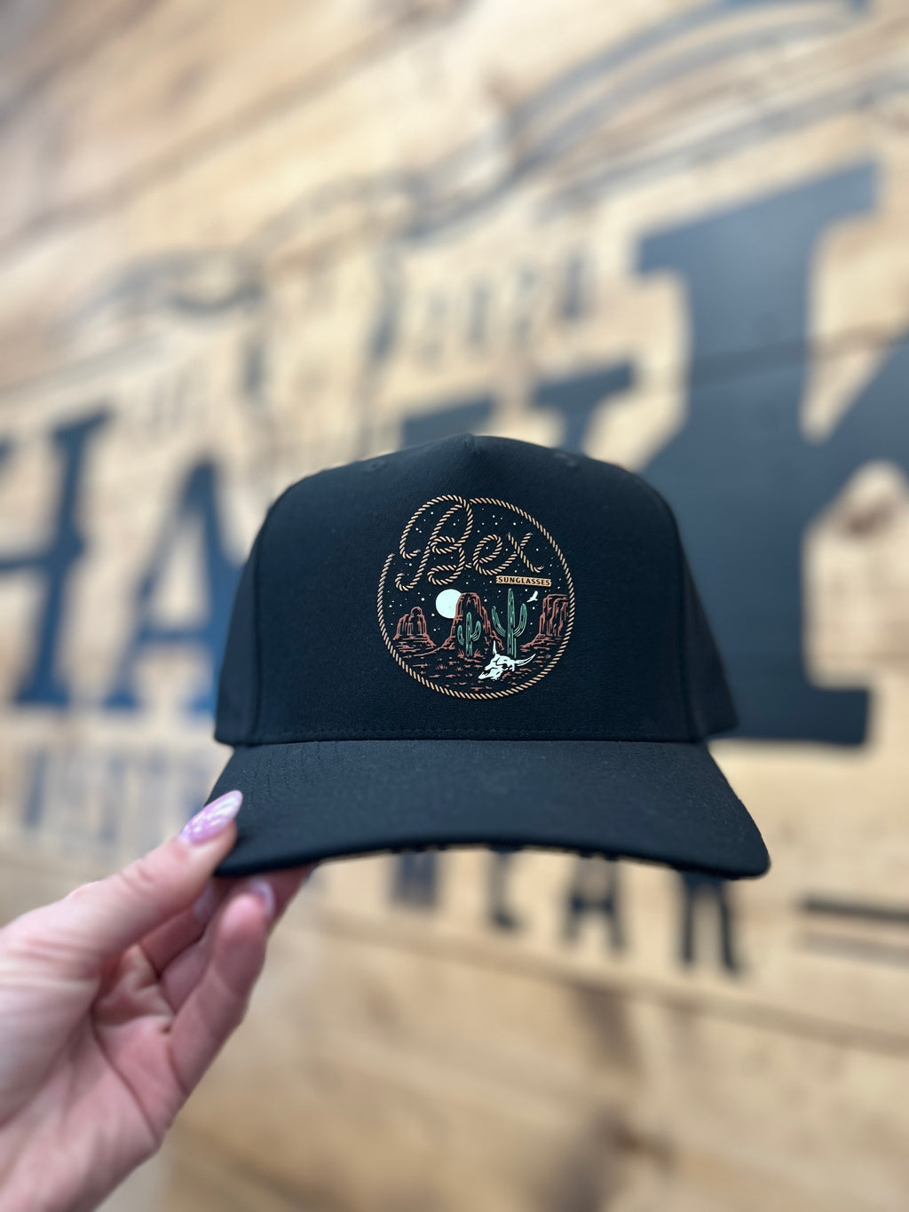 Bex Sierra Cap {Black} – Hawk Western Wear