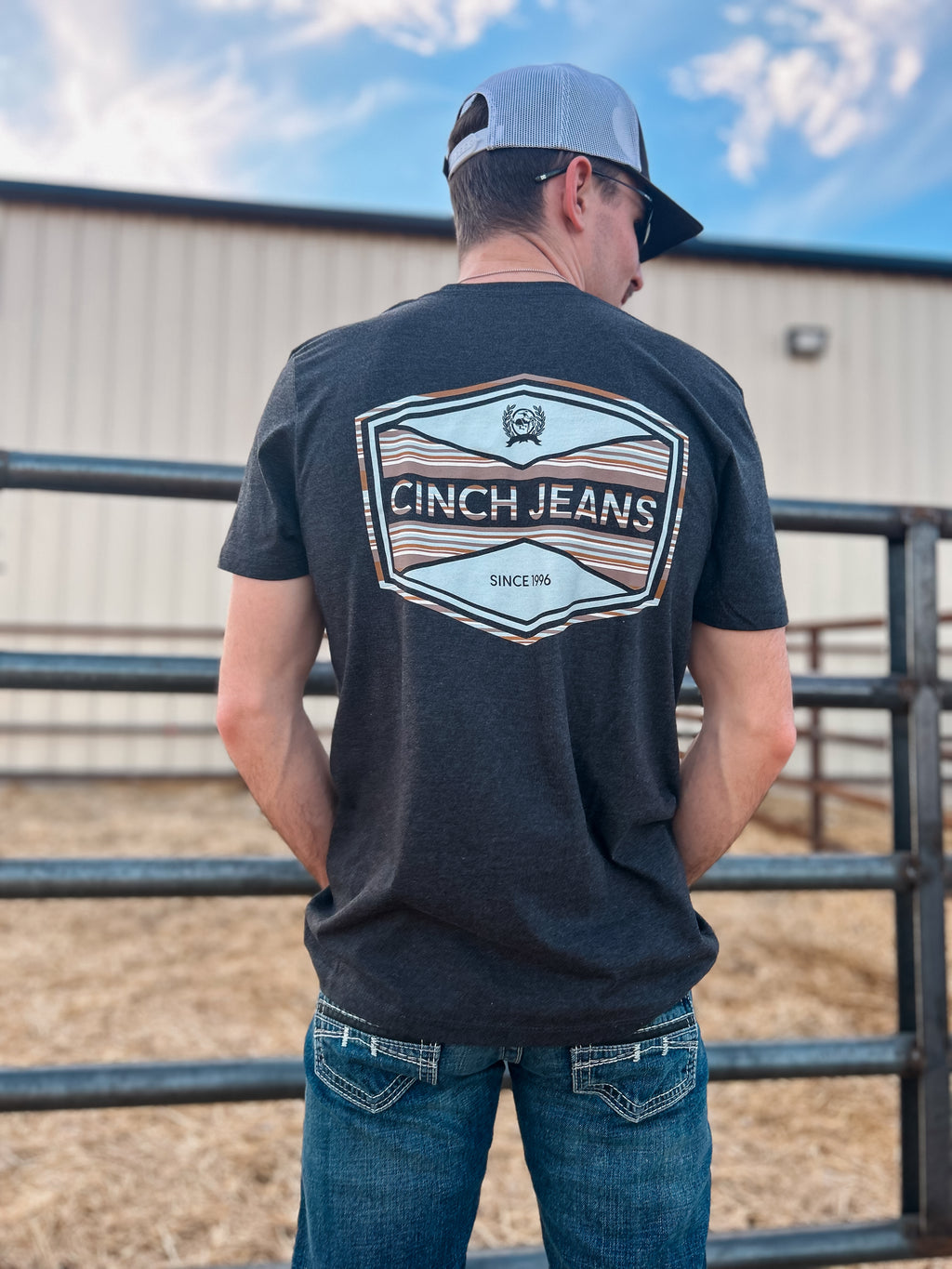 The Cinch Jeans Tee – Hawk Western Wear