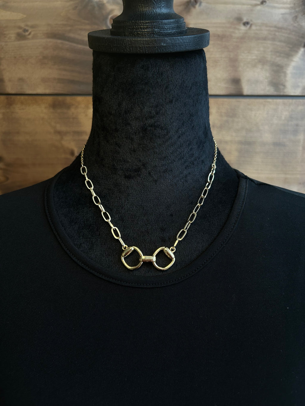 The Bit Necklace {Gold} – Hawk Western Wear