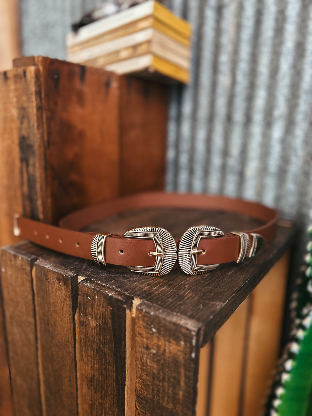 The Double Buckle Belt {Camel} – Hawk Western Wear
